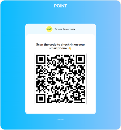 What is a QR check-in station and how do you use it?