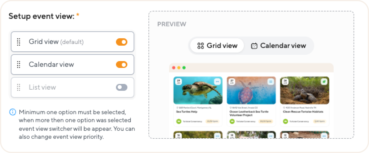 How to Set Up Your Website Event Widget