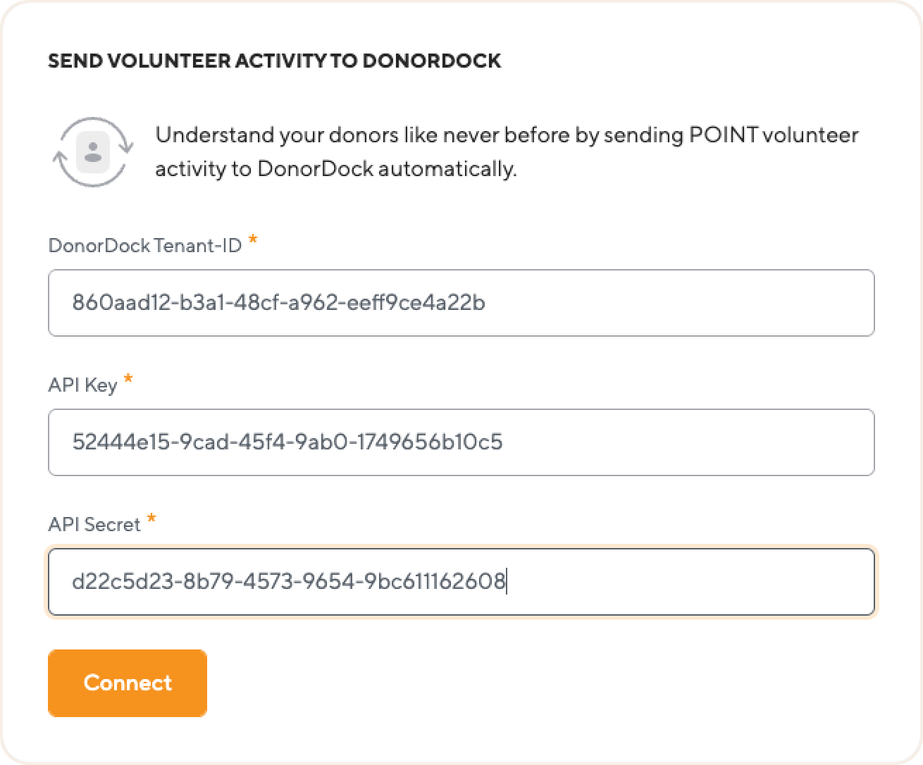 DonorDock Integration