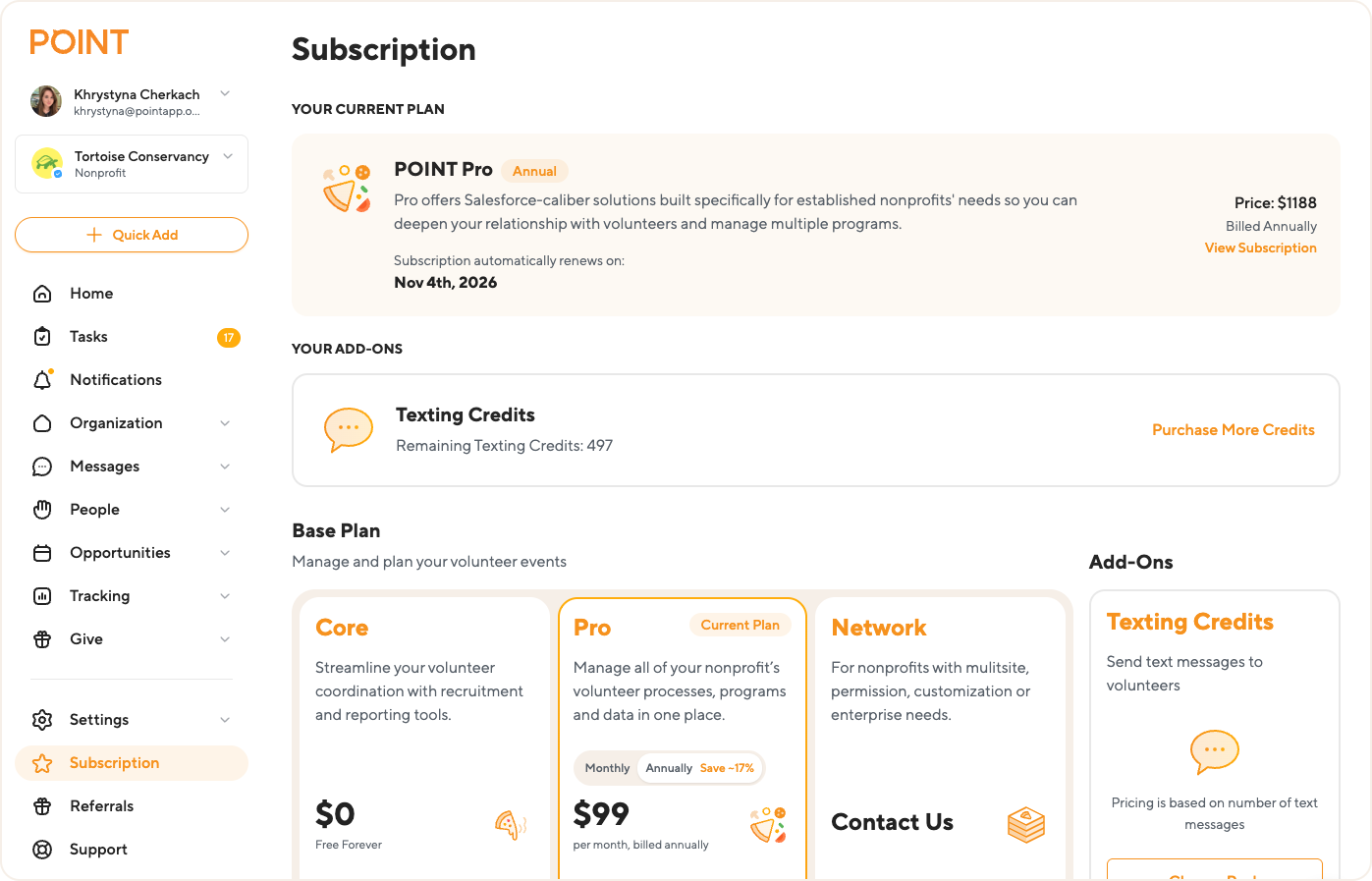 Invoices and payment methods