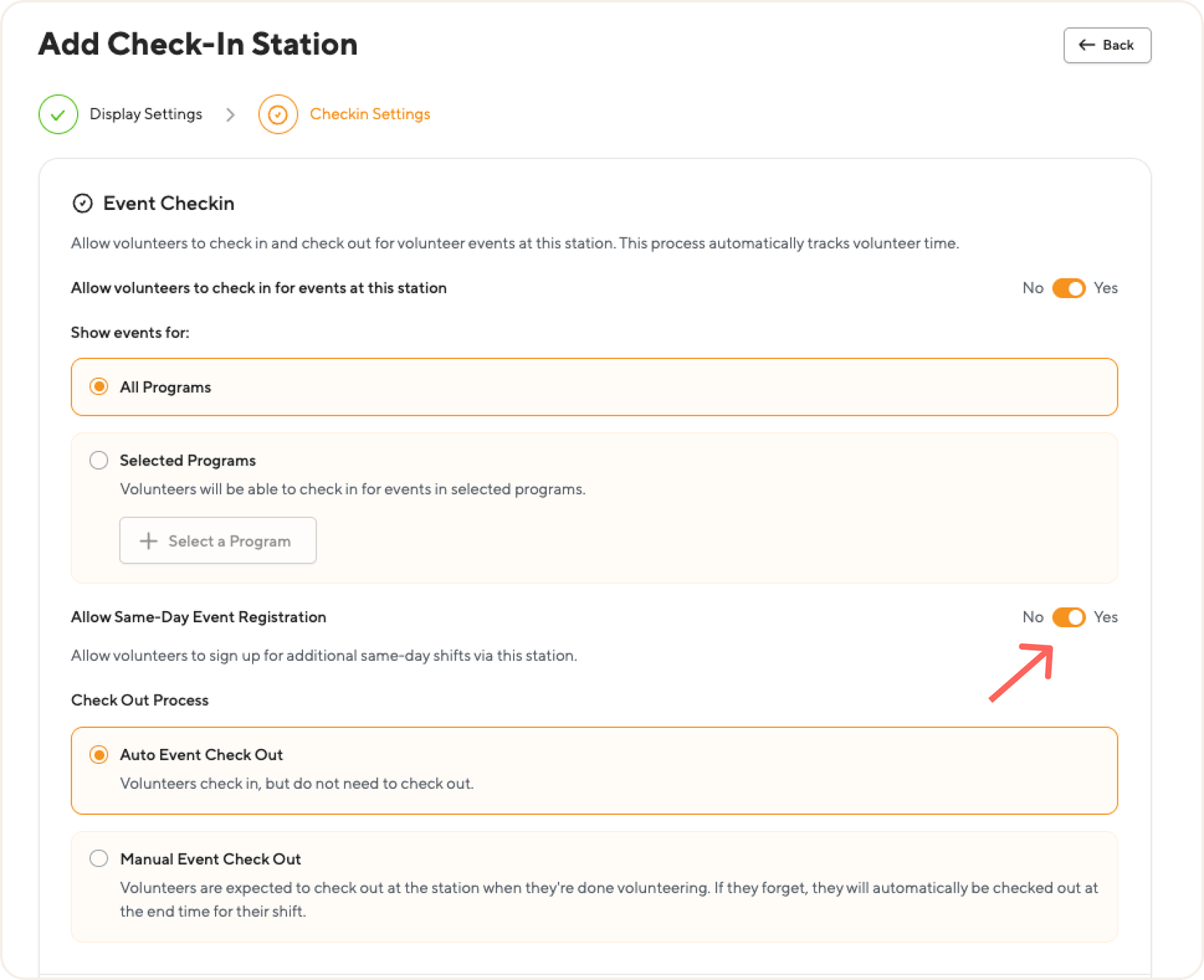 How to sign up for an event through Kiosk?