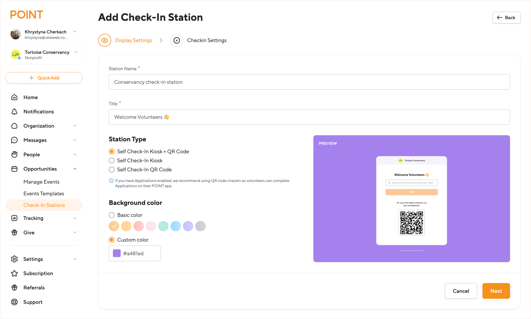How do you Add, Edit, or Delete a Check-in Station with QR Code? (Pro)